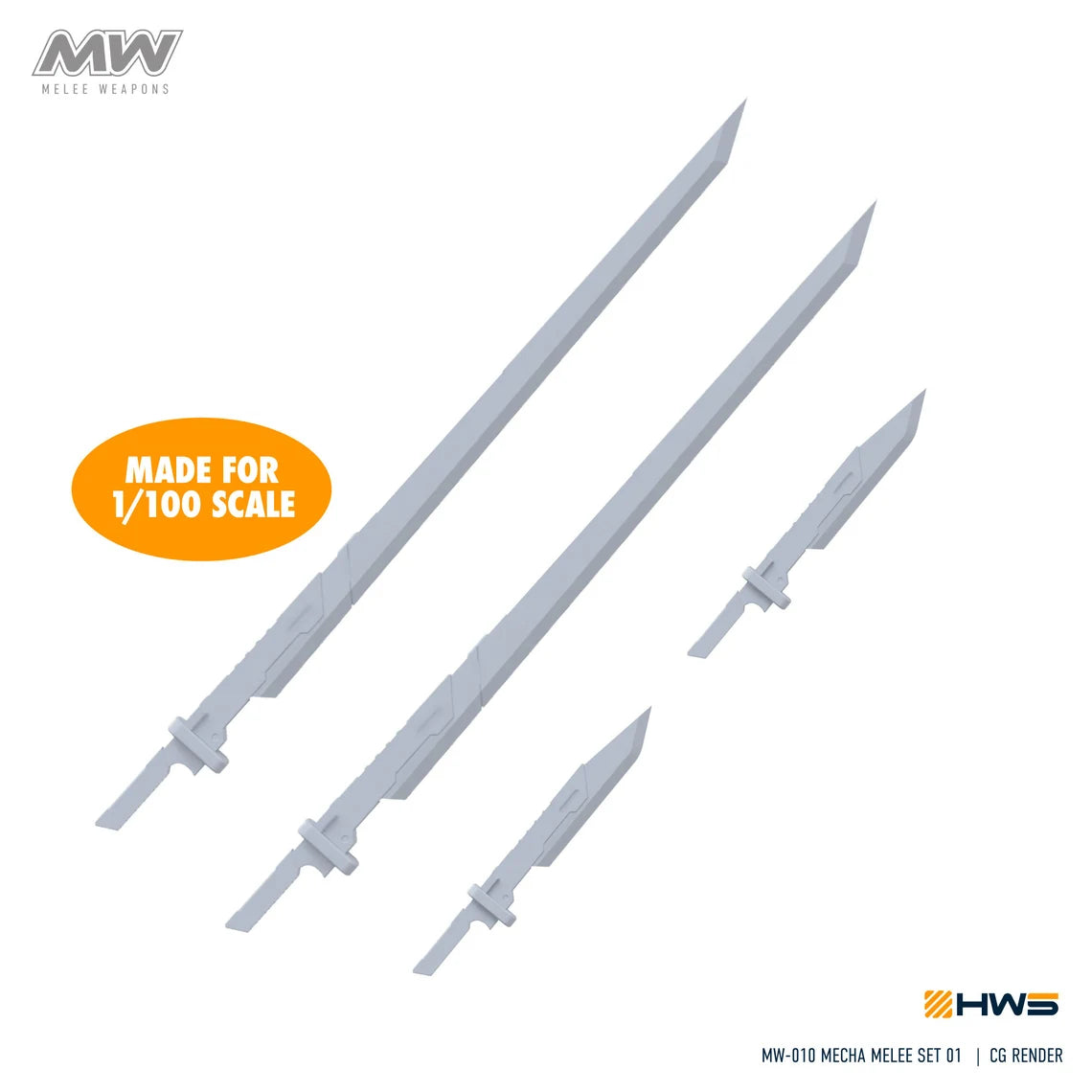 HWS - 1/100 Mecha Melee Set 01 (Set of 4) – Canberra Hobby Centre