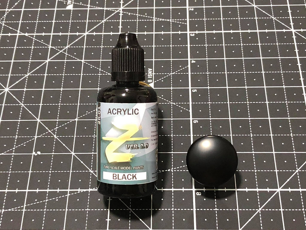 Zurc Paints - 2K Black 50ml (2K-001) – Canberra Hobby Centre