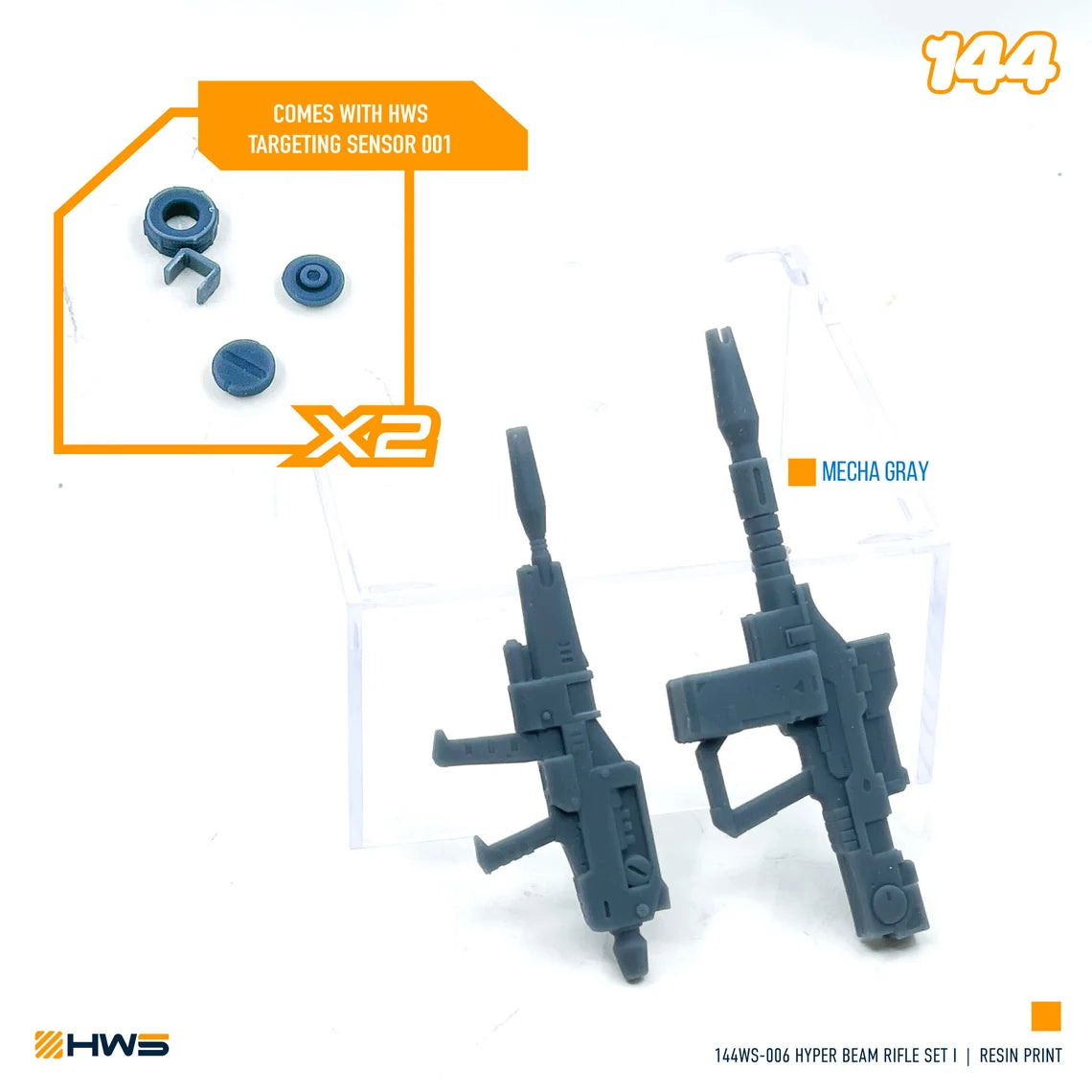 HWS - 1/144 Weapons Set #6 (Hyper Beam Rifle Set, Set of 2 Weapons ...