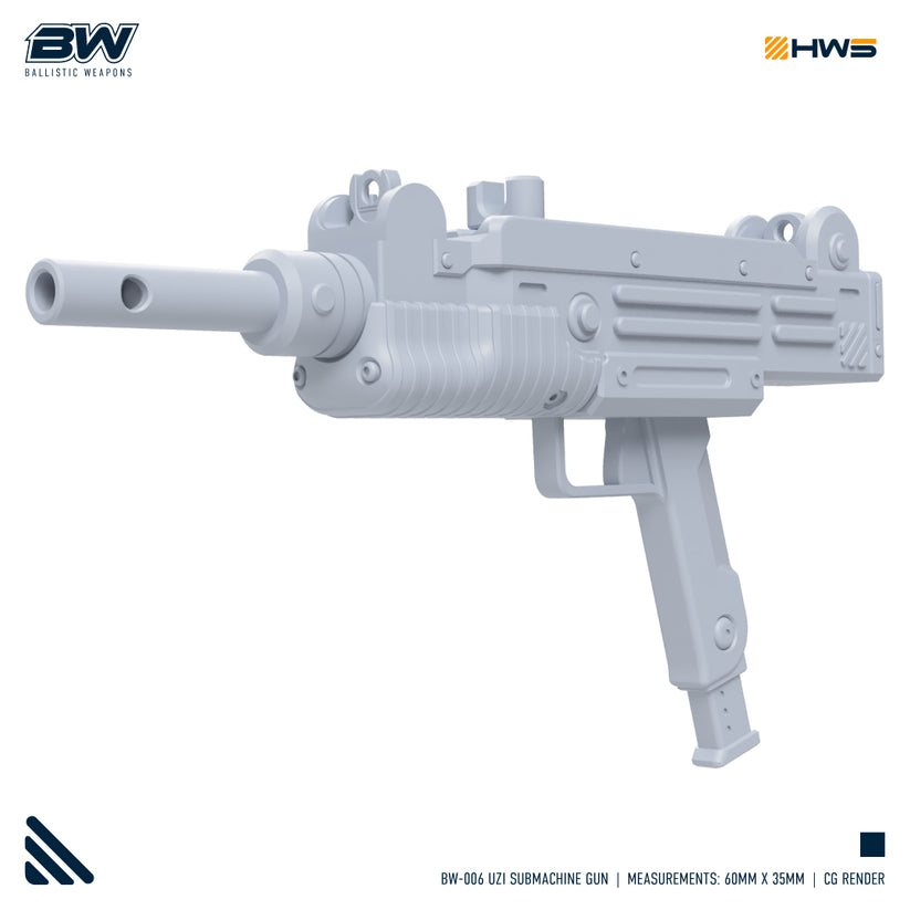 HWS - 1/100 Uzi Submachine Gun (Set of 2) – Canberra Hobby Centre